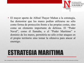 Teoría del poder marítimo de mahan - sandra montilla | PPTX