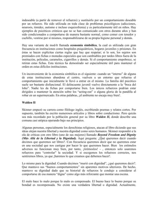 Teoria de skinner | DOCX