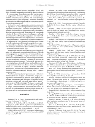 Teoria do apego | PDF