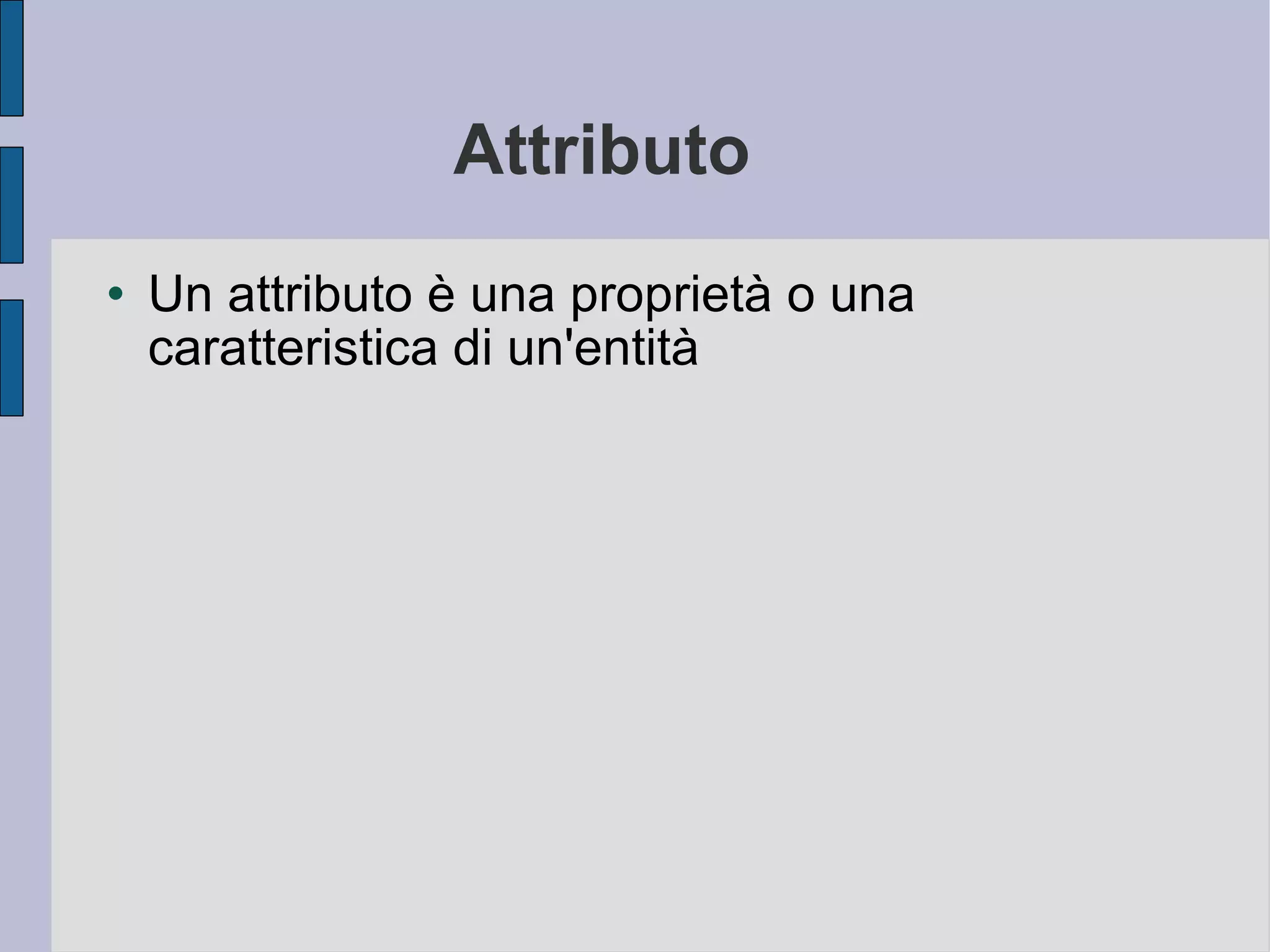 progettazione concettuale database | PPT