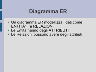 progettazione concettuale database | PPT