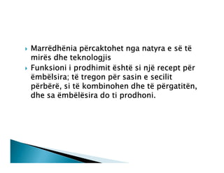 Teoria e prodhimit | PDF