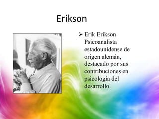 Teoria Erik Erikson by Michu | PPTX