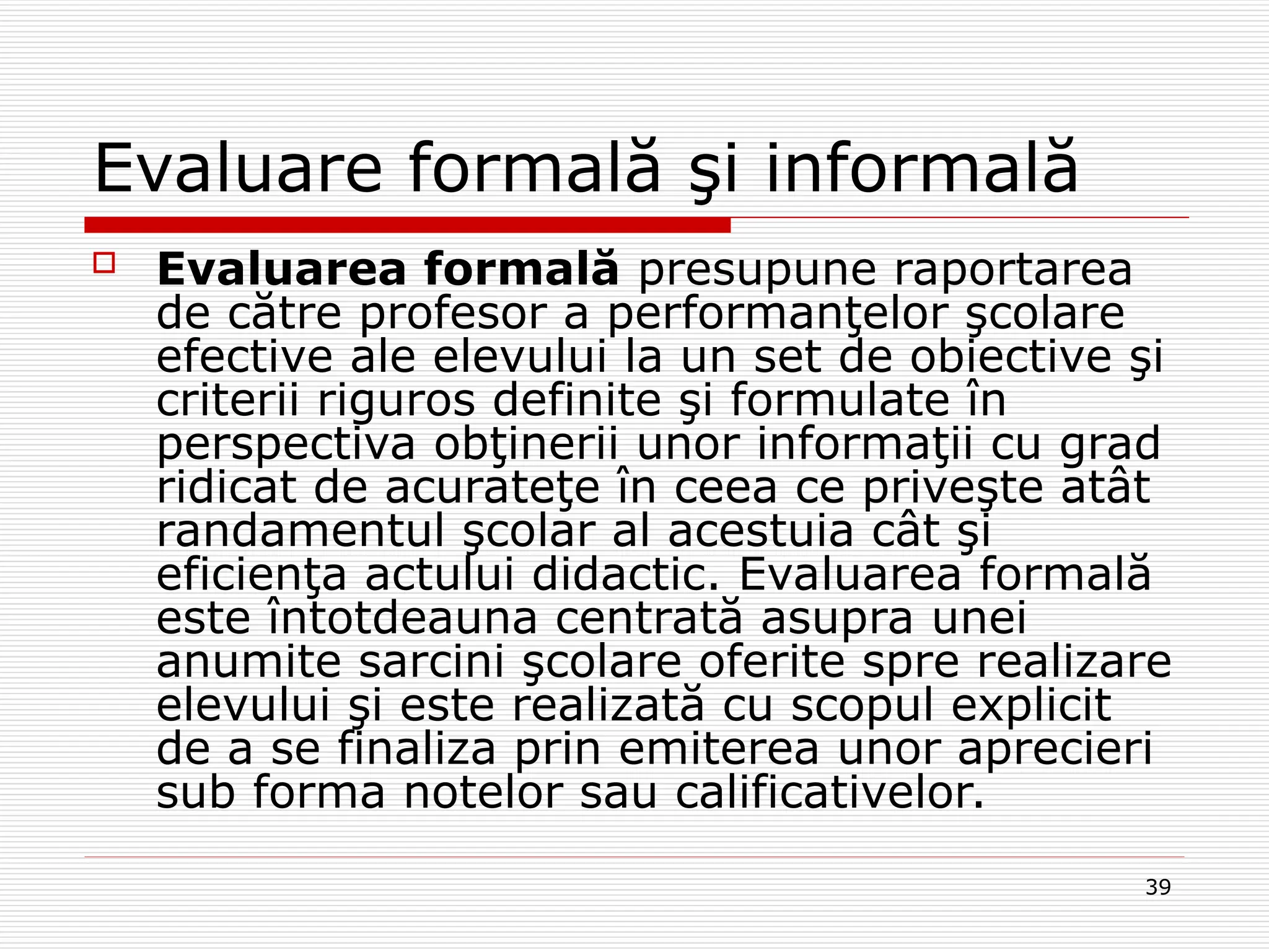 TEORIA EVALUĂRII pregătire gradul didactic II Cluj-Napoca.ppt