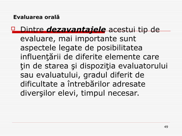 TEORIA EVALUĂRII pregătire gradul didactic II Cluj-Napoca.ppt