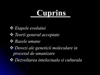 Teoria evolutionista | PPTX