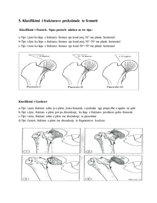 Teoria frakturat proximale femorale | DOCX