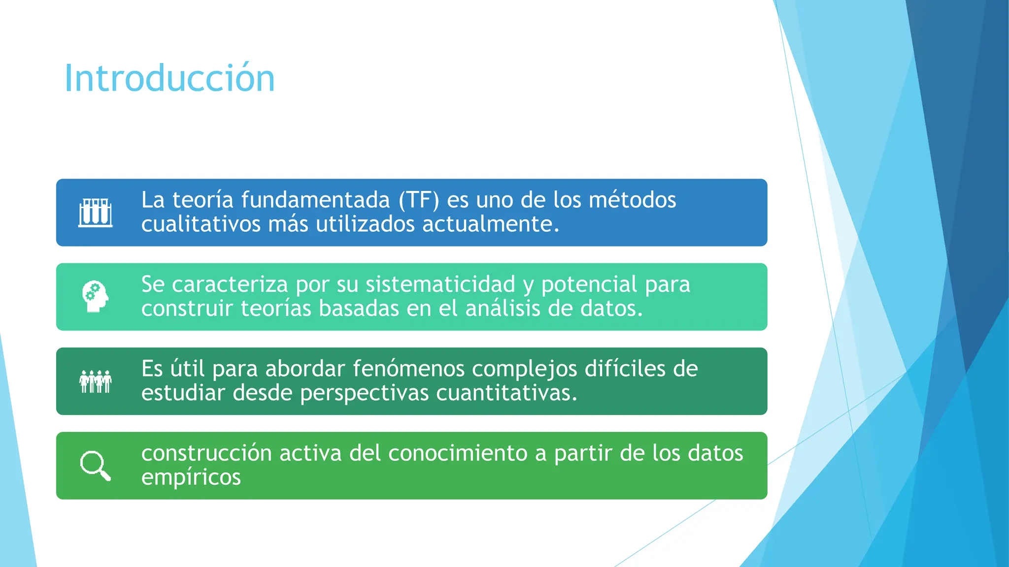 teoría fundamentada en la investigación cualitativa | PPTX | Education