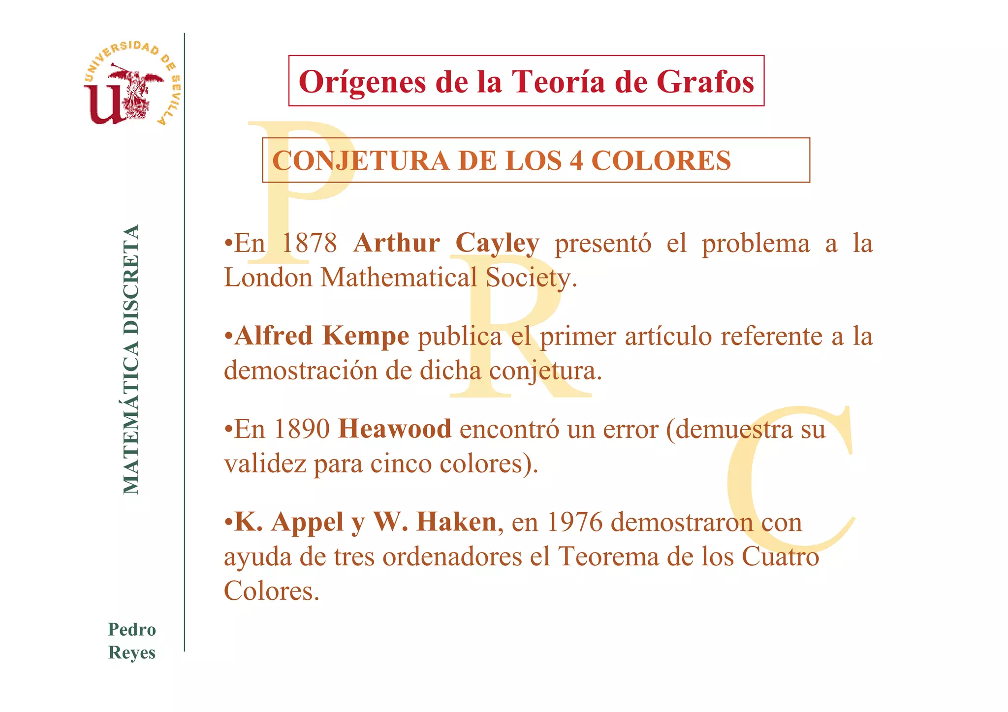 Teoria grafos introduccion | PPT