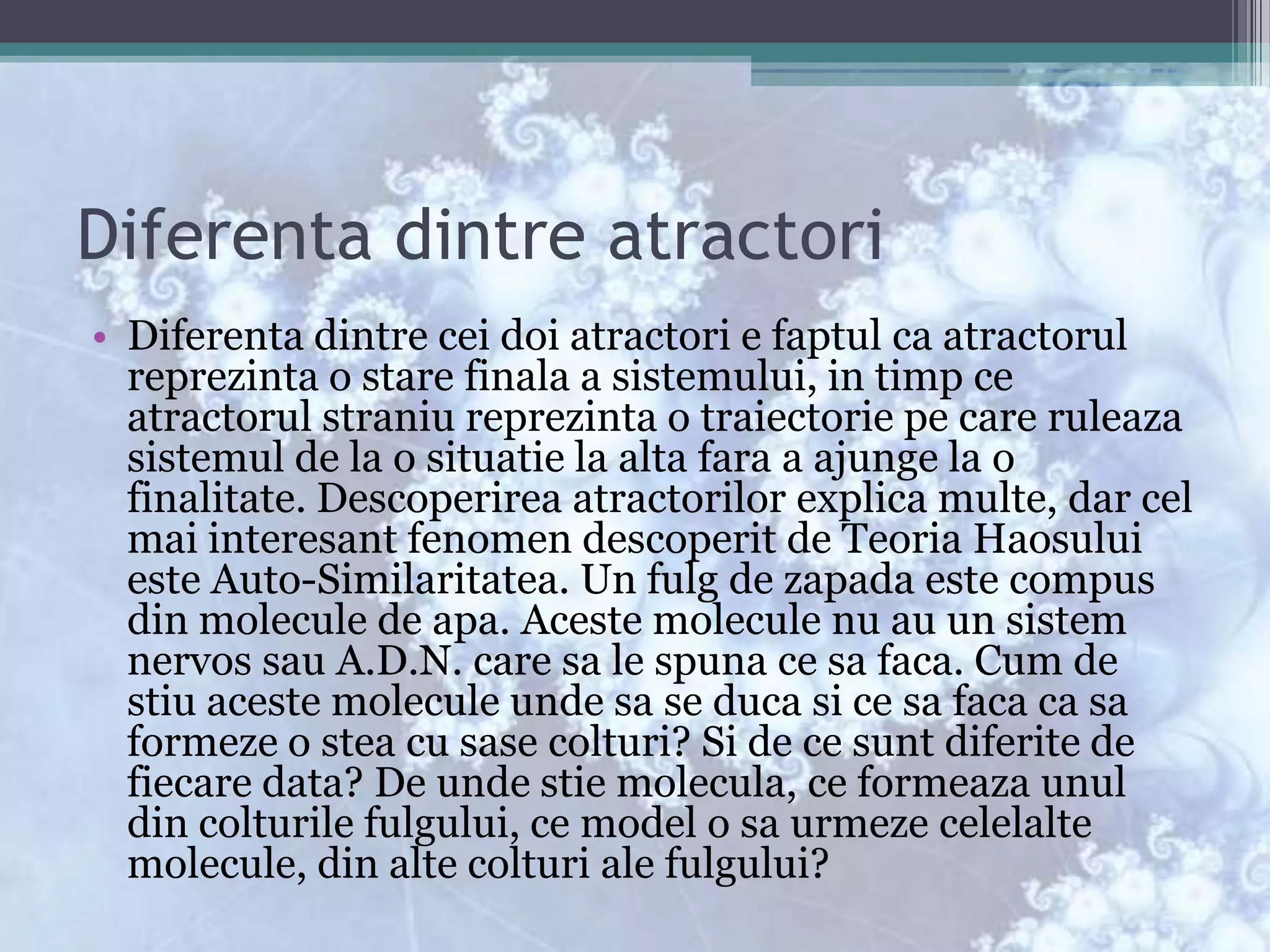 Teoria haosului | PPTX
