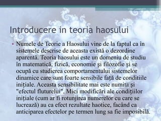 Teoria haosului | PPTX