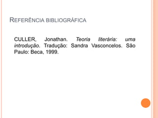 teoria literaria jonathan culler.ppt
