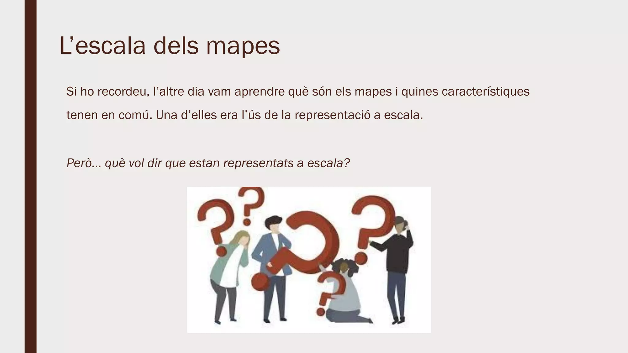 Teoria mapes i escala 6è primària | PPT