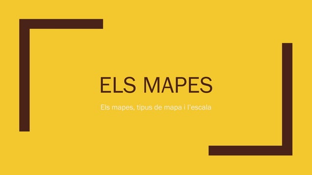 Teoria mapes i escala 6è primària | PPT