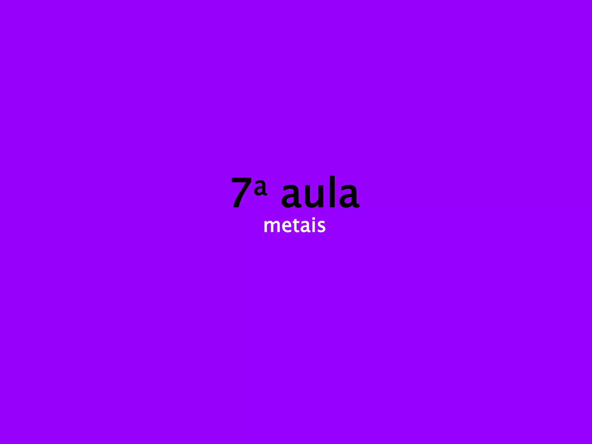 Teoria dos Materiais - Metais | PPT
