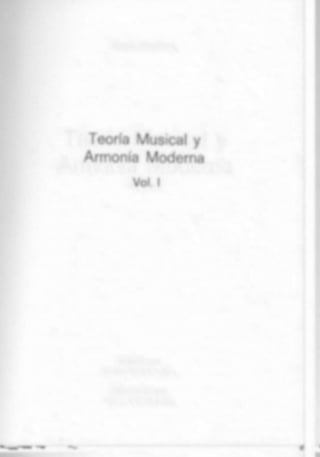 Teoria musical y armonia moderna | PDF