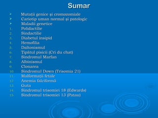 Teoria mutatiilor | PPT