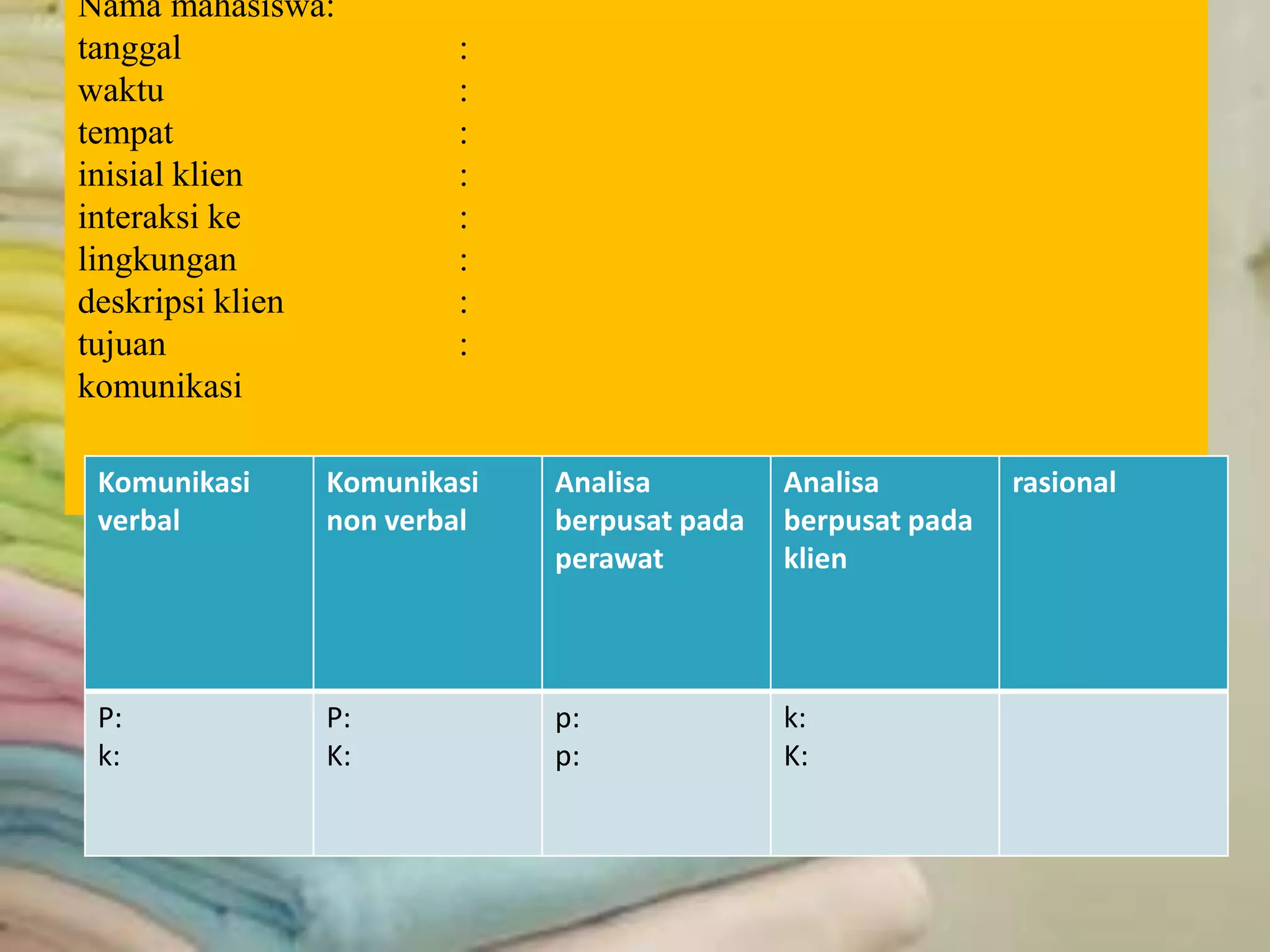 Teori analisa proses interaksi | PPTX