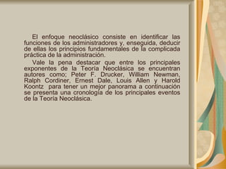 Teoria neoclasica | PPT