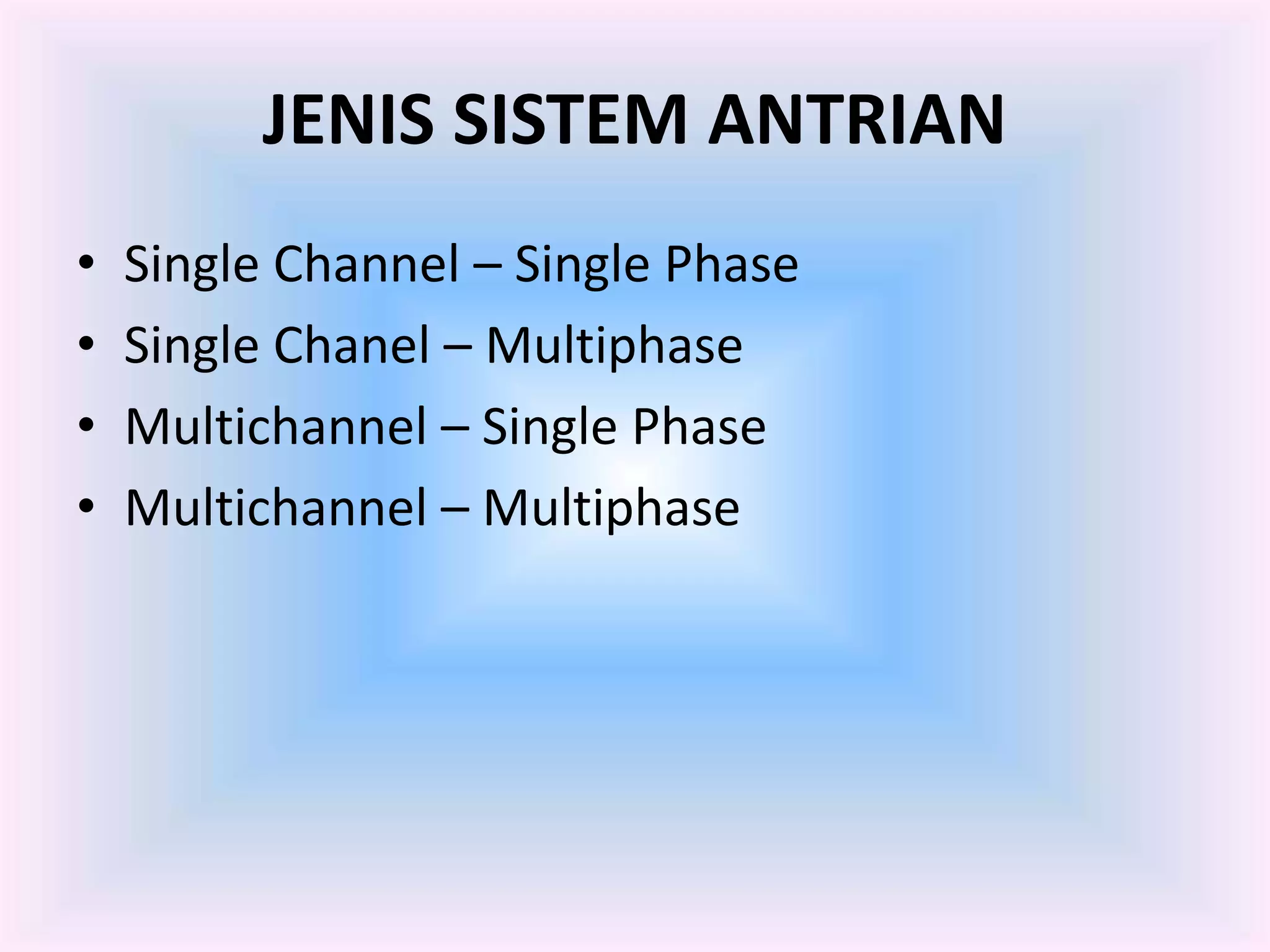 Teori antrian | PPTX