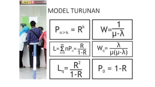 TEORI ANTRIAN adalah studi mengenai jalur-jalur penantian.pptx