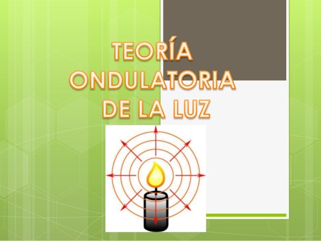 Teoria ondulatoria de la luz (3) Teoria ondulatoria de la luz (3)