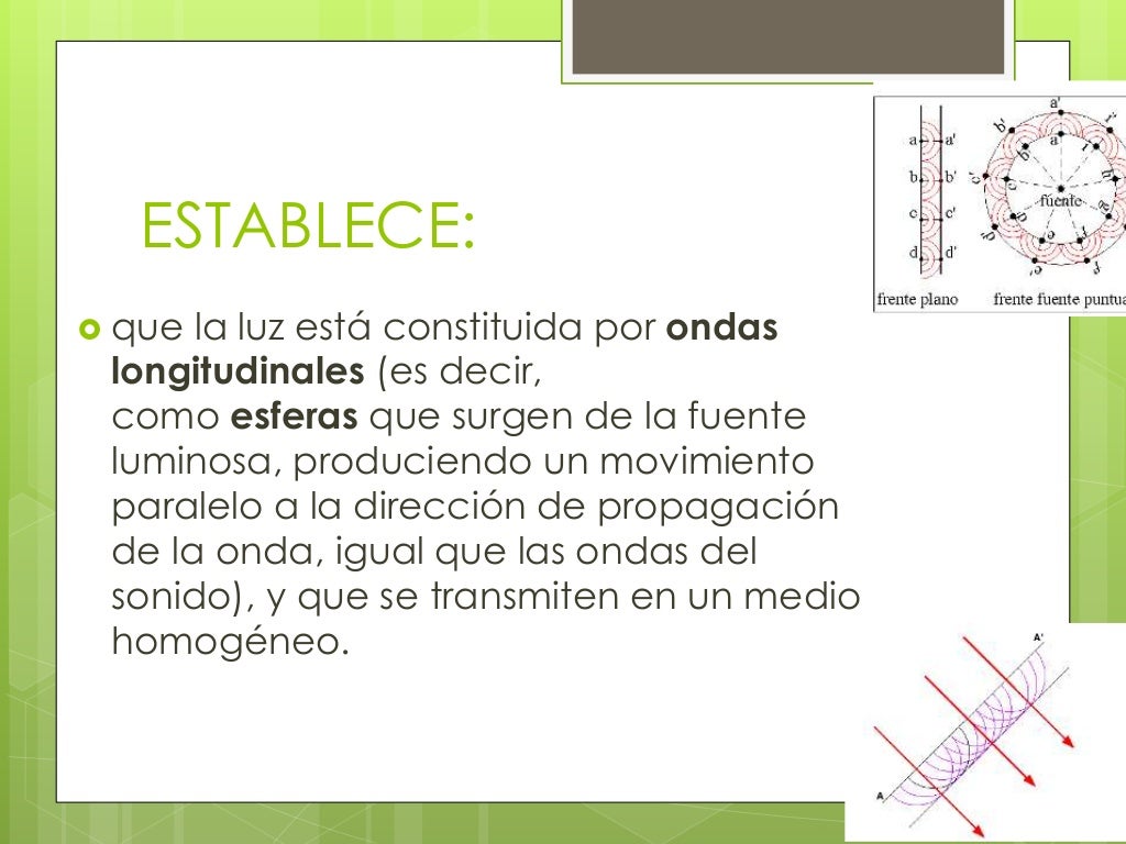 Teoria ondulatoria de la luz (3) Teoria ondulatoria de la luz (3)