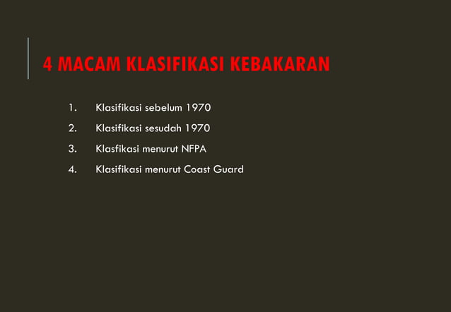 Dasar dasar Teori Api dan Kebakaran dasar | PPT