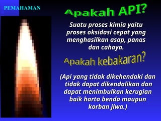 Teori Api dan Metode Pemadaman Api Yang Baik dan Benar | PPT