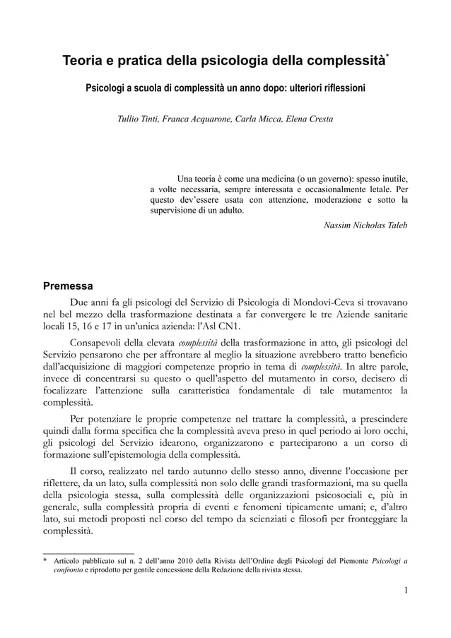 Teoria pratica | PDF