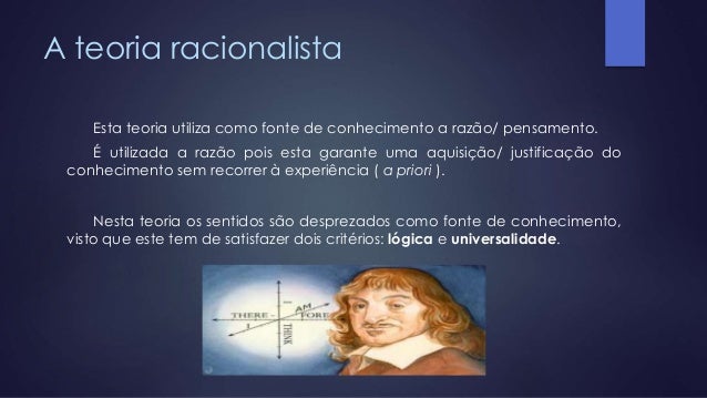 Descubre la Teoría Racionalista: Una Visión Lógica del Mundo ★ Teoría ...