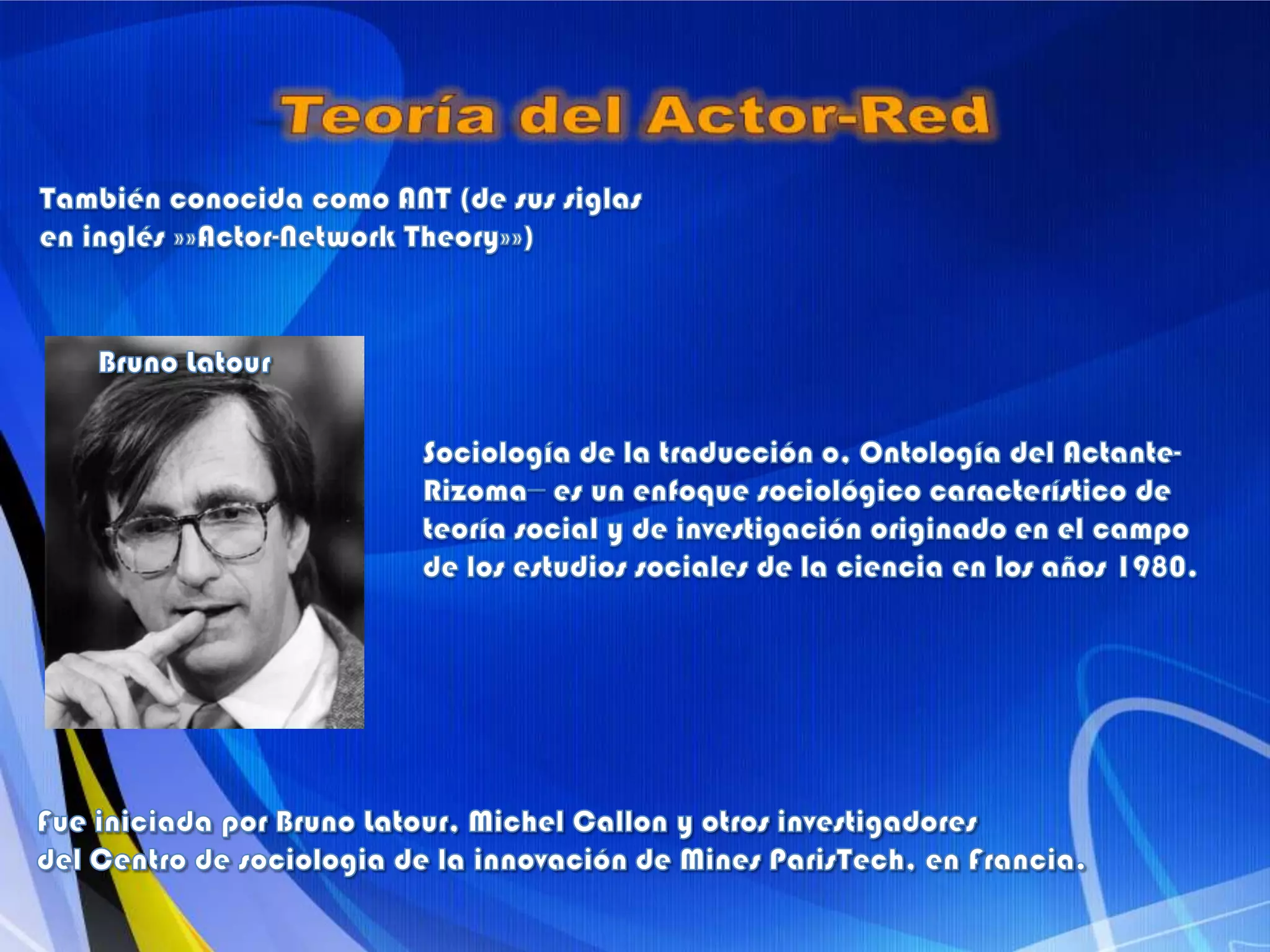 Teoria Red Actor | PPT