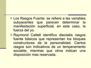 Teorias De Los Rasgos De Temperamento | PPT