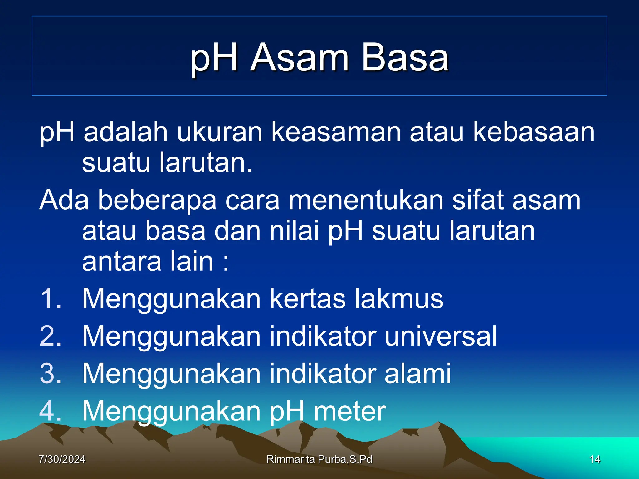 TEORI ASAM BASA.......................... | PPT