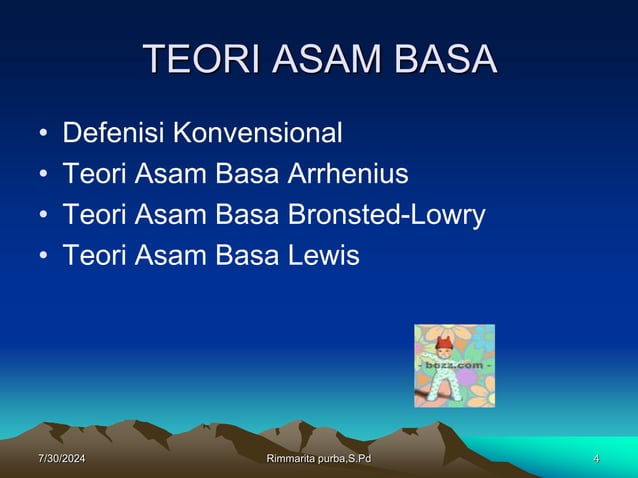 TEORI ASAM BASA.......................... | PPT