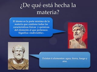 Teorias atomistas | PPTX