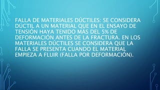 Teorias de fallas | PPTX