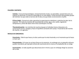 Teorias de la personalidad | PPTX