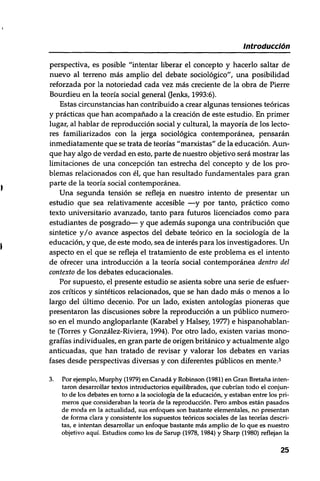 Teorias de la reproduccion social y cultural | PDF