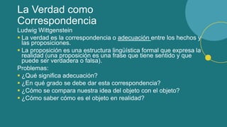 Teorias de la verdad | PPTX