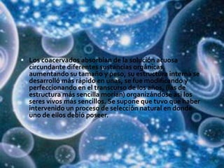 Teorias del origen de la vida | PPTX