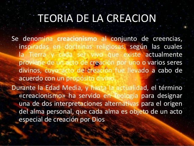 Descubre la Teoría de la Creación: Una Perspectiva Única ★ Teoría Online