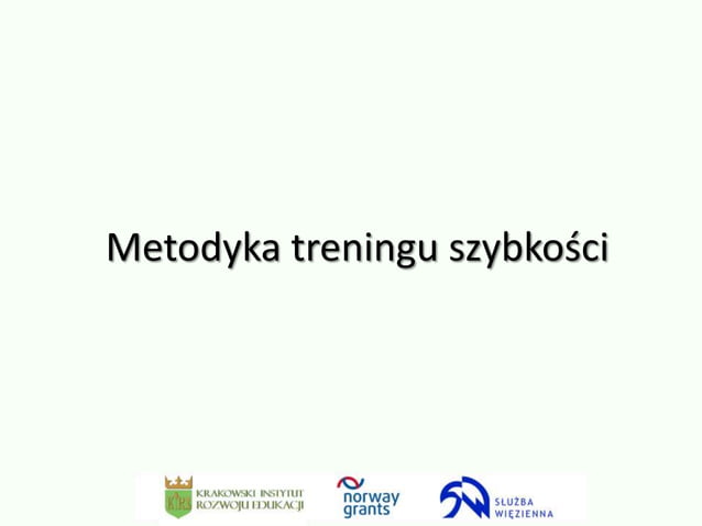 Teoria sportu - rozwój i kształtowanie sprawności motorycznej | PPT