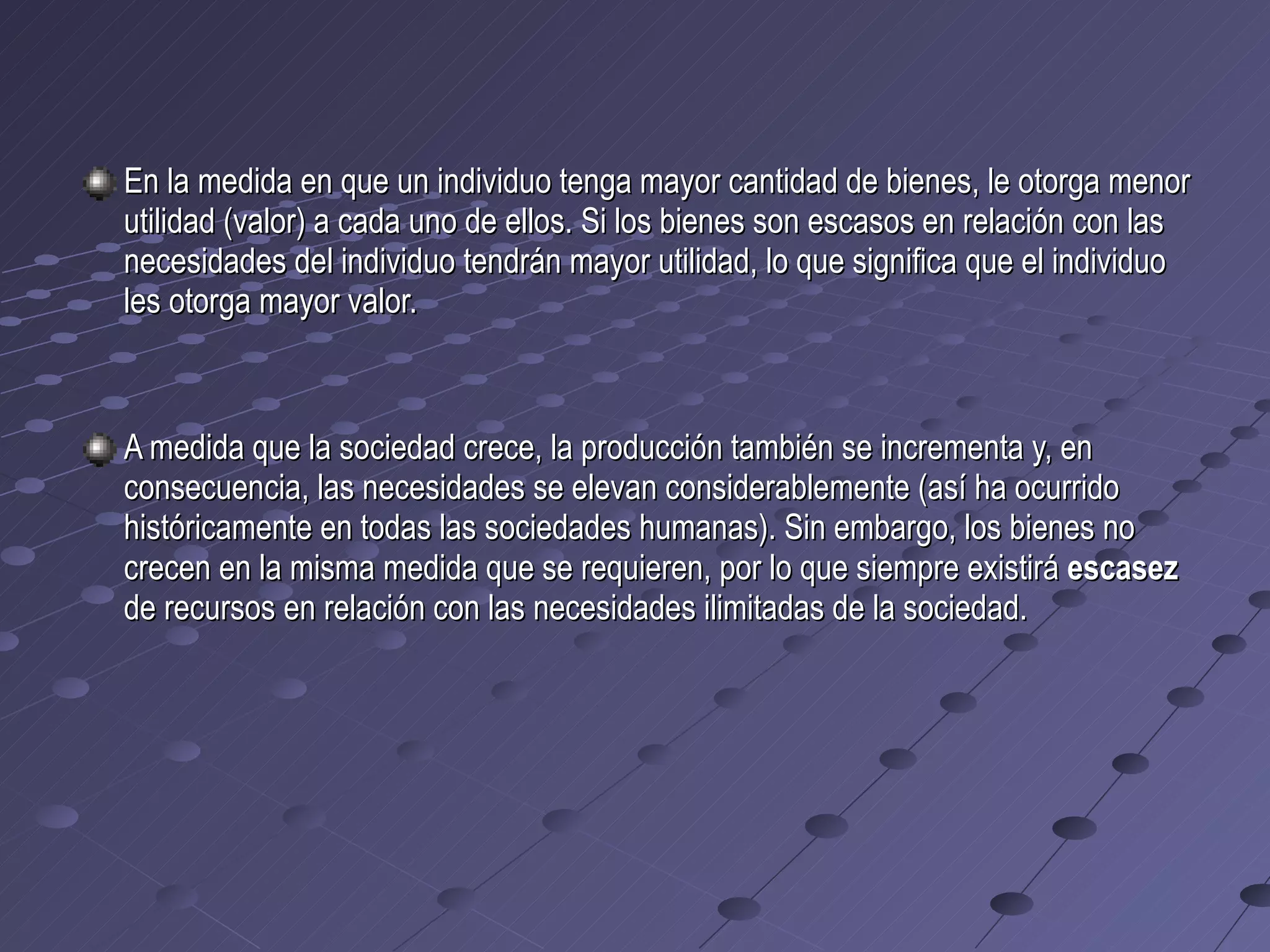 Teoria subjetiva del valor | PPT