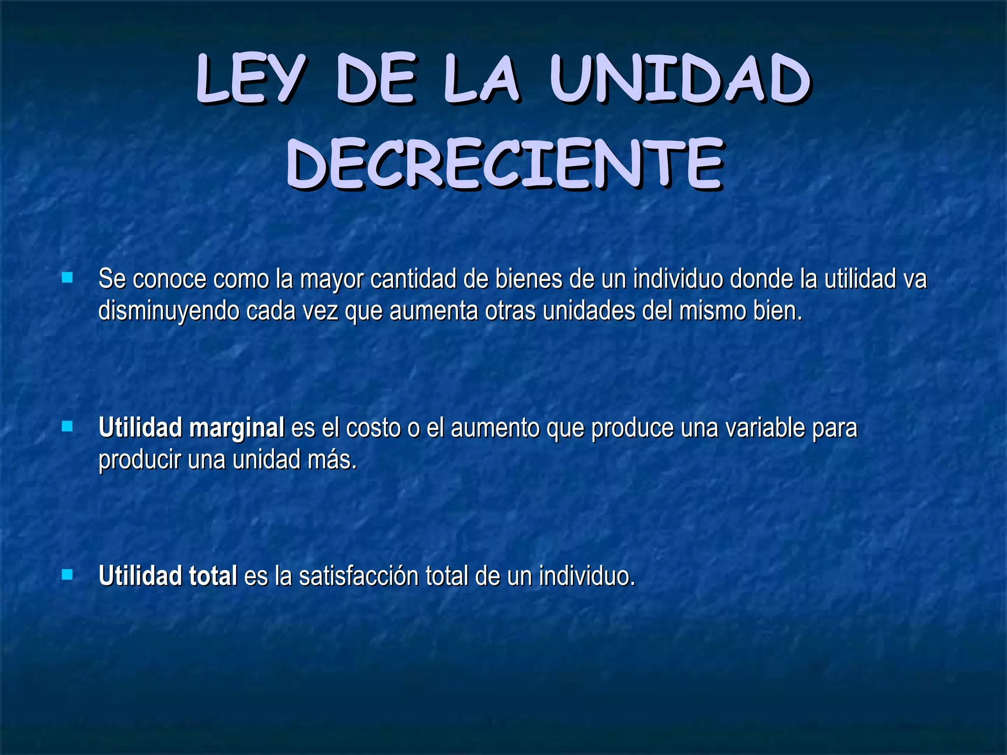 Teoria subjetiva del valor | PPT