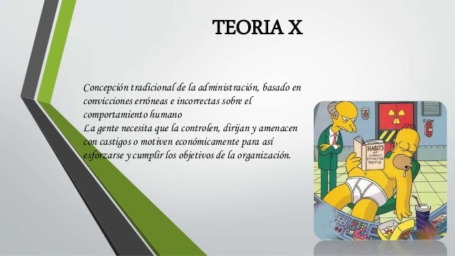 Teorias x y-z