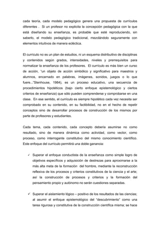 Teorias y modelos pedagógicos | DOC