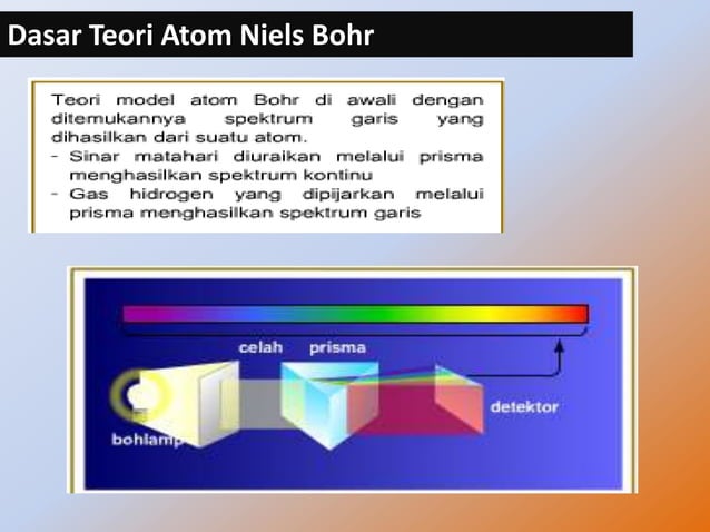 Teori atom bohr | PPTX