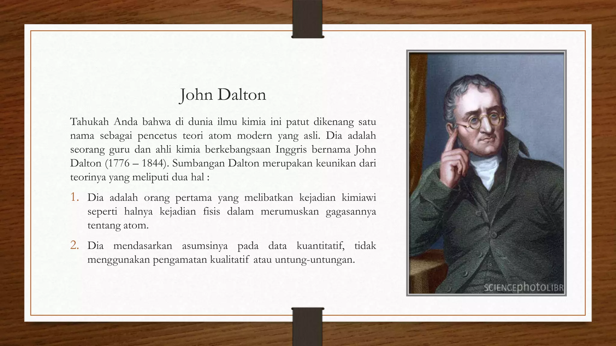 Teori atom dalton | PPTX