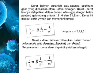 Teori atom dan Radioaktivitas | PPTX
